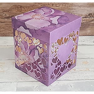 Matty's Crafting Joy Lavender Bliss 12x12 Double Sided Scrapbook Cardstock Paper Pad, 30 Floral Designer Premium Patterned Heavyweight Paper Pack