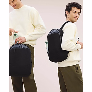 Troubadour Apex Compact Backpack 3.0 - Premium Waterproof Laptop Backpack Fits Up to 16" - Ergonomic Design for Work and Travel - Stylish Compact Backpack with 5-Year Guarantee - Black