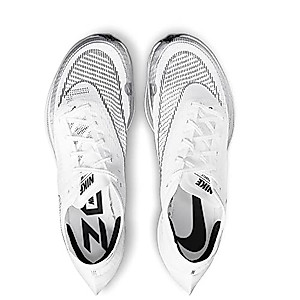 Nike Men's ZoomX Vaporfly Next% 2, White/Black-metallic Silver, 12