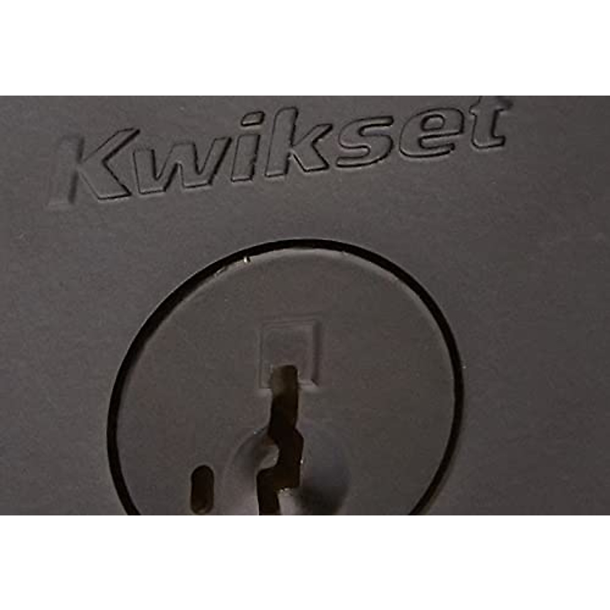 Kwikset 158RDT-514S Milan Single Cylinder Deadbolt with Smartkey Technology, Iron Black