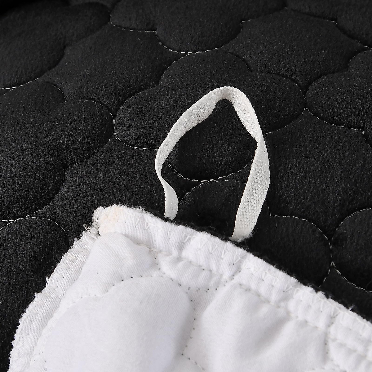 LweiPsqLin Velvet Duvet Cover Queen Size,Plush Quilt Comforter Cover Ultra Soft Breathable Cozy Bedding Set Zipper Closure Corner,Comforter Not Included (Black, Queen)