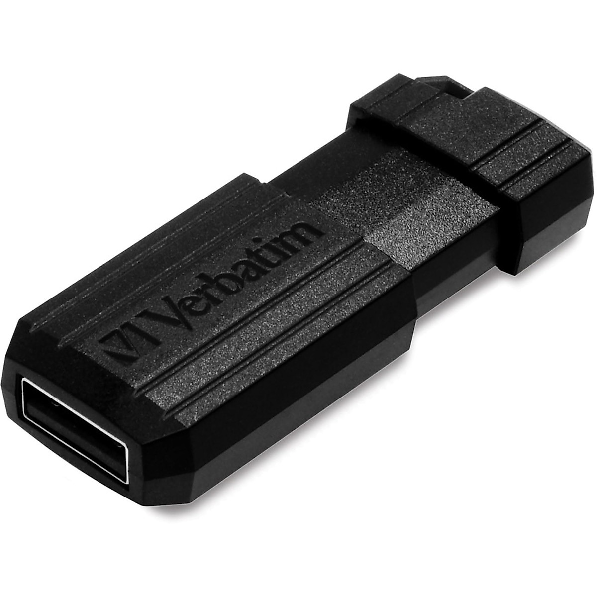 Verbatim 32GB PinStripe Retractable USB 2.0 Flash Thumb Drive – 10 Pack – Black