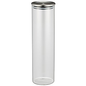 CASUAL PRODUCT Glass Spaghetti Jar with Stainless Steel Lid