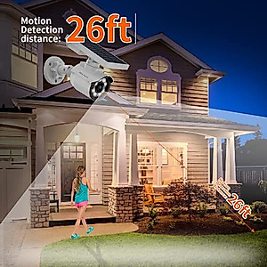 WEILAILIFE Solar Motion Sensor Light Outdoor, Wireless Solar Security Floodlight, Waterproof 1600- Lumen LED Spotlight for Garden, Driveway, Backyard, Pathway, Porch, Patio, Camp