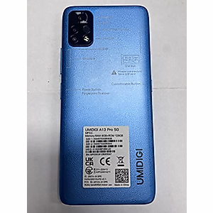 UMIDIGI A13 Pro 5G Cell Phone Unlocked (8GB+128GB), 6.5 inch, Android 12, Dual SIM 5G Mobile Phone, 5150mAh Large Battery, 48MP+24MP+5MP Camera, 5G Dual SIM GSM Volte Unlocked Smartphone, 18W, NFC