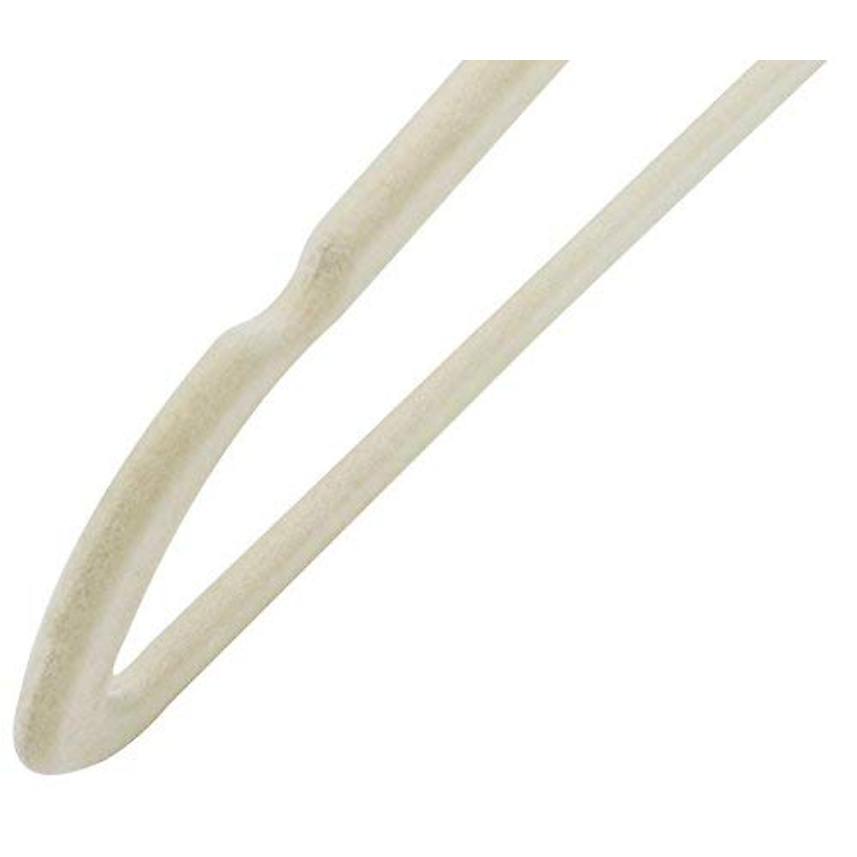 Utopia Home Kids Velvet Bulk Hangers - Small Clothes Hanger - Non Slip - Space Saver - Ivory Color (Bulk Pack of 100)
