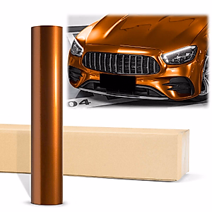 2pcs 4"x8" (10cmx20cm) Sample Bronze Gloss Metallic Glossy Vinyl Wrap Auto Car Sticker Decal Film Sheet Bubble Free Air Release Technology