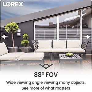 Lorex 1080p Analog Wired Security Camera – Outdoor & Indoor Add on Camera Wired Surveillance System for Home & Business – Long Range Night Vision, HD Recording