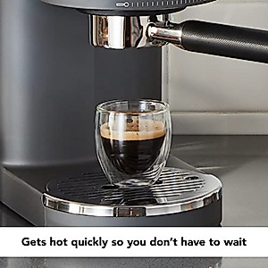 KitchenAid Semi-Automatic Espresso Machine KES6403, Matte Charcoal Grey