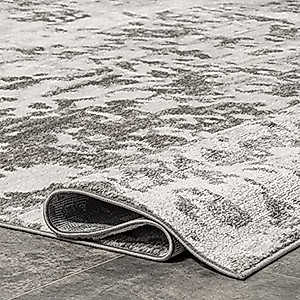 nuLOOM Meaghan Contemporary Abstract Area Rug, 3' x 5', Grey