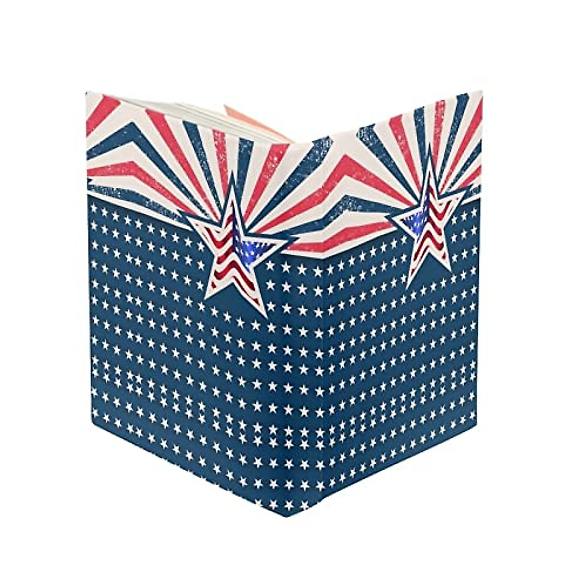 TODIYADDU Shining Pentagram Fabric Book Cover for Teachers Book Protector- Padded Detachable Dustproof Book Pouch Textbook Cover Aa Big Book Cover