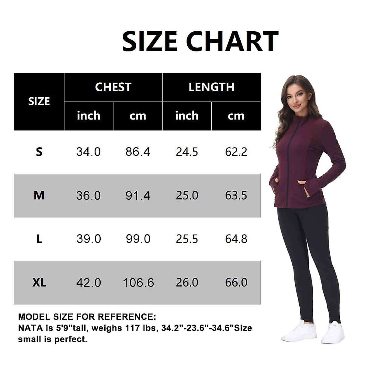 COZZIPLUS Women Zip up Athletic Running Jacket Lightweight Workout Yoga Top with Thumb Holes and Pocket (Black, M)