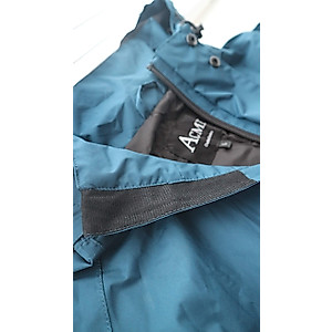 Acme Projects Rain Suit (Jacket + Pants), 100% Waterproof, Breathable, Taped Seam, 10000mm/3000gm, YKK Zipper (Men's, Large, Black)