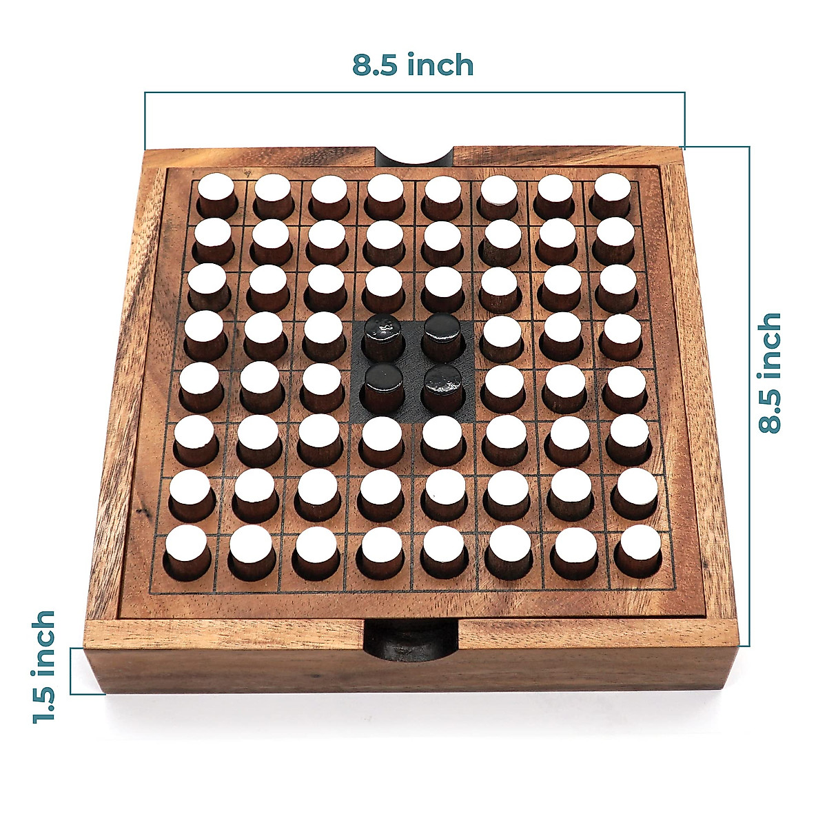 BSIRI Classic Board Game Othello Strategy Games of Family Games for Adults and Children which Playing in 2 Player Board Games to Challenges The Mastermind Game Pieces