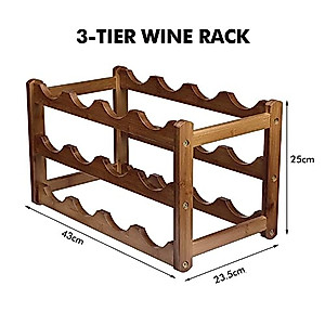 ZYZMH Wooden Wine Rack Cabinet Holder Shelf Free Standing Holders Barware Storage Wine Racks Home Kitchen Bar (Flavor : White-Dinosaur Doodle4, Size : E)