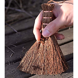 KAKURI Bonsai Broom Brush Large 6.3" Professional Gentle Big Broom, Japanese Bonsai Tool