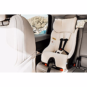 Clek Foonf Convertible Car Seat with Adjustable Headrest, Reclining Design, Latch System, and Flame-Retardant-Free (Marshmallow)