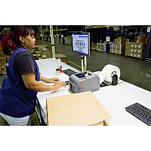 Brother TD-4650TNWB 4-inch Thermal Transfer Desktop Network Barcode and Label Printer for Labels and Barcodes, 203 dpi, 8 IPS, Standard USB 2.0, Serial, Ethernet LAN, Built-in Wi-Fi® and Bluetooth®