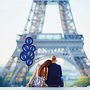 Navy Blue Balloons 100 Pack 10 Inch Party Balloons Navy Blue Latex Balloons for Weddings, Birthday Party, Bridal Shower, Party Decoration (Navy Blue, 10 Inch)