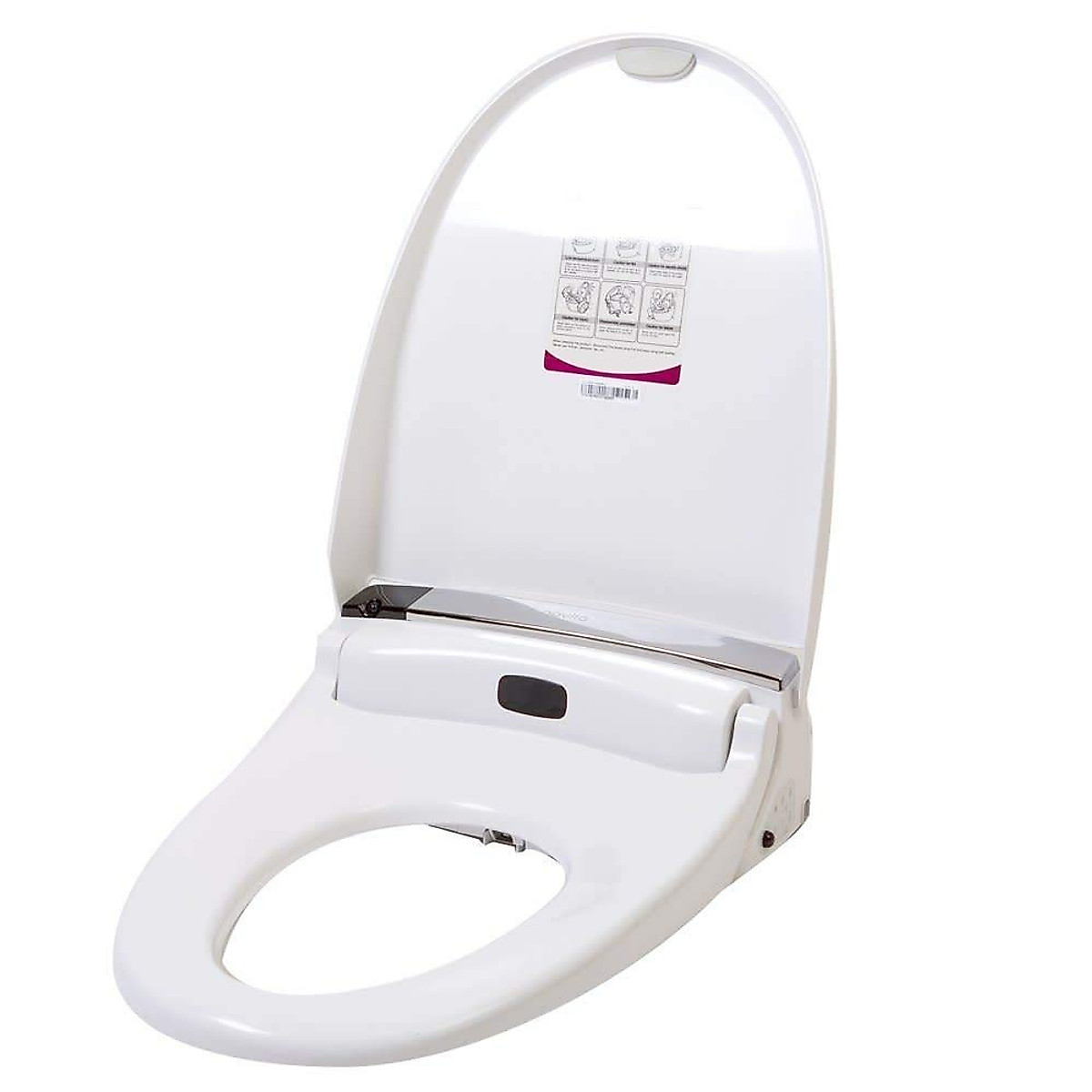 KOHLER BH93-N0 Novita Round Electric Bidet Toliet Seat, Heated Bidet Seat for Existing Toilets, Bidet Warm Water with Dryer, White