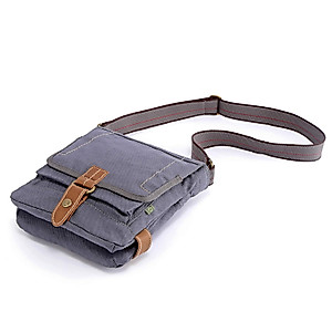 Atona Classic Flap Crossover Bag (Grey)