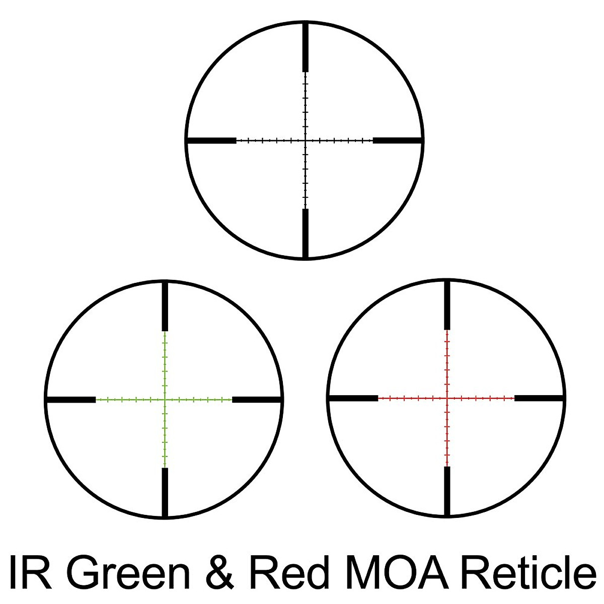 Barska AC12780 Level 1-6x44 Rifle Scope with FMC Lens and Illuminated MOA Reticle, 30mm Tube