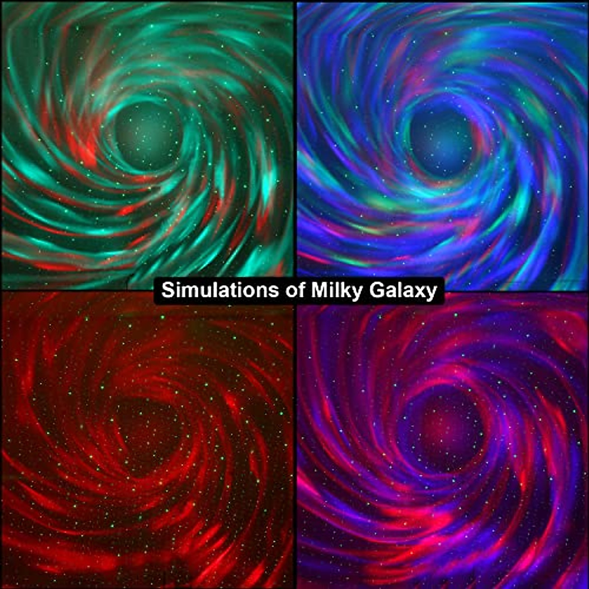 Galaxy Projector Star Lights Projector, NEWITEE Star Ceiling Night Light Projector with Bluetooth Speaker and Remote Control Barred Spiral Galaxy Projector for Bedroom Home Room