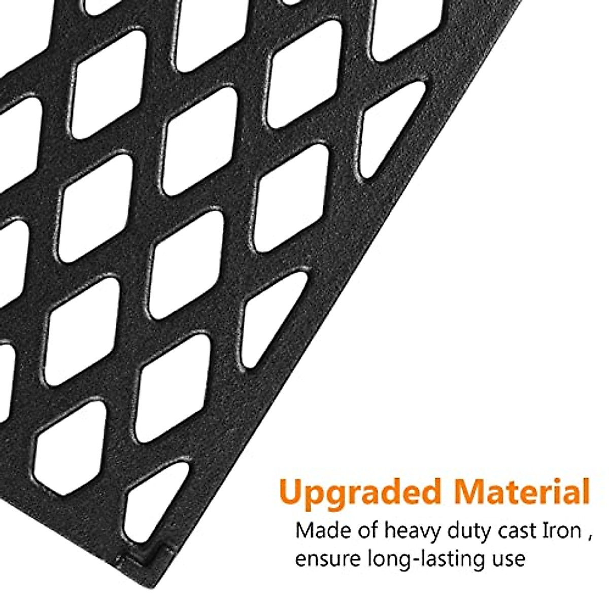 GRISUN Grill Grates for Pit Boss 820 Series, Pro Series 850 Wood Pellet Grills, Heavy Duty Cast Iron Grill Grids for Pit Boss 820 Deluxe Grill, 2 PCS