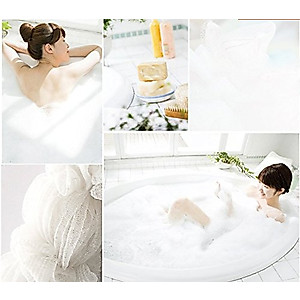 Huachnet Exfoliating Bath Sponge Shower Pouf Loofah Back Scrubber (Red)