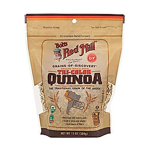 Bob's Red Mill Organic Tri-Color Quinoa Grain, 26-ounce (Pack of 4)
