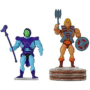 World's Smallest Masters of The Universe Bundle Set of 2 Mini Figures - He-Man and Skeletor