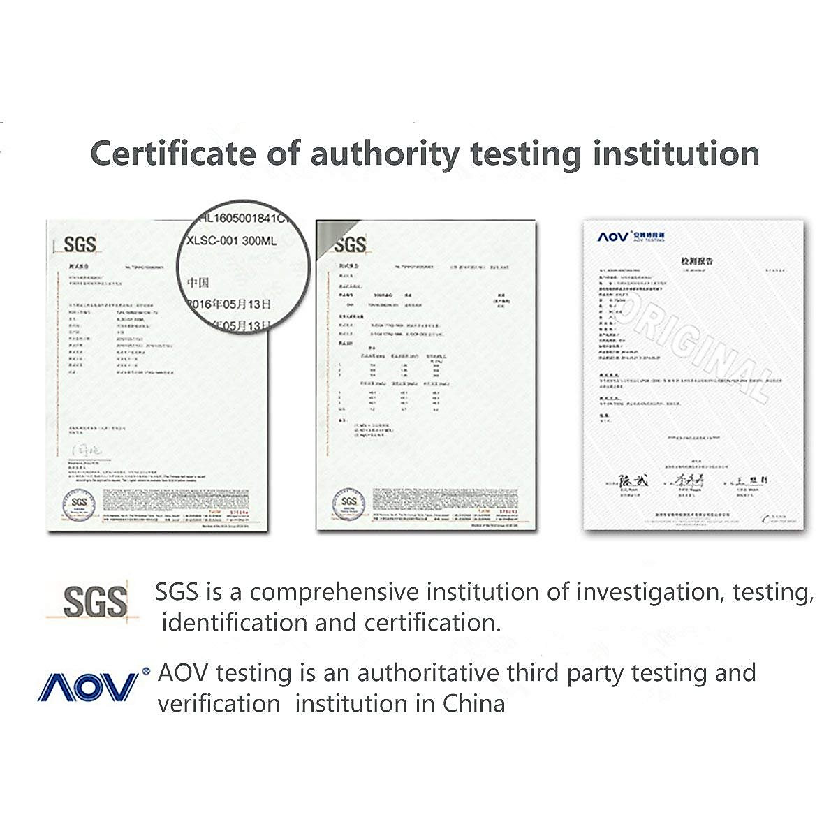 Huada Double Wall Insulated Borosilicate Glass Mugs Modern Espresso Cups, 10-Ounce, Set of 2