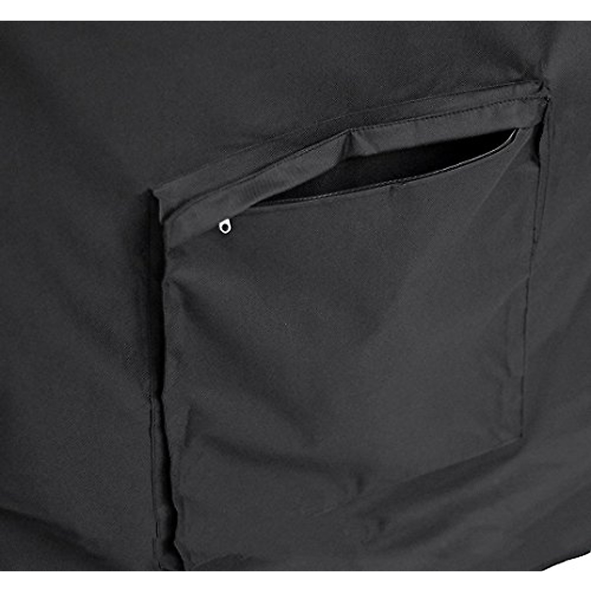 J&C 35x20x34in Cooler Cart Cover-Black Waterproof UV Resistant Patio Rolling Cooler for Most of 80 QT Patio Ice Chest Party Bar and Outdoors Rolling Cooler with Wheels