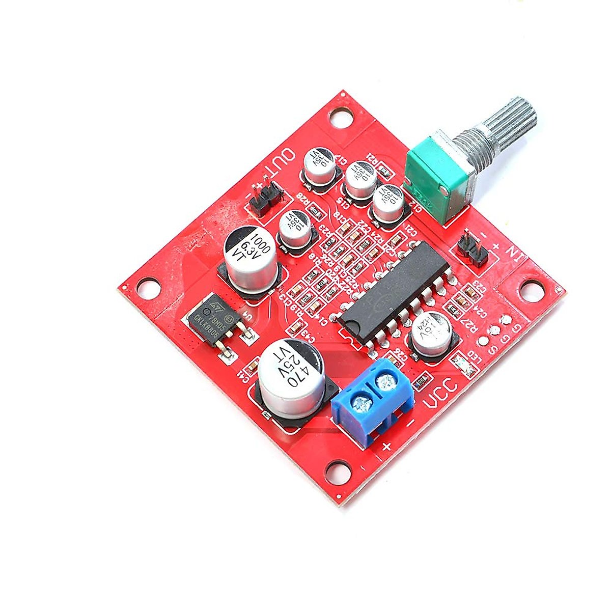 Comimark 1Pcs PT2399 Reverb Plate No Preamplifier Function Reverberation Microphone Board
