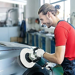 20 Pcs 9-10 Inches Car Polisher Bonnet Orbital Buffer Pads Microfiber Max Baxer Bonnet Polishing Bonnet Buffing Pad Cover