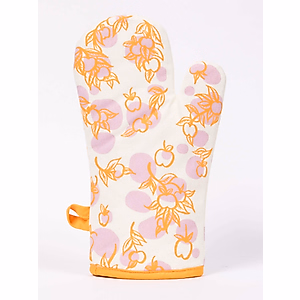 Blue Q Oven Mitt, You Wanna Piece of This? Super-Insulated Quilting, Natural-Fitting Shape, 100% Cotton