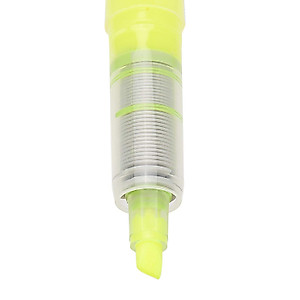 Amazon Basics Liquid Ink Highlighters - Chisel Tip, Yellow, 12-Pack