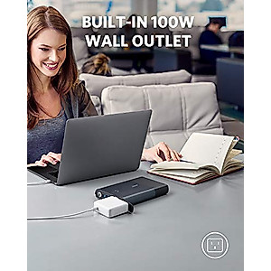 Anker Power Bank Powerhouse 90 87.6Wh with 100W AC Outlet/45W USB-C Power Delivery Port, Portable Charger for iPhone, Samsung Galaxy, iPad, MacBook, and More