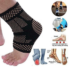 6 Pairs Dr Sock Soothers Socks Anti Fatigue Compression Foot Sleeve Support Brace Sock (Set A, L/XL)