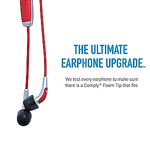 Comply Sport Pro Premium Memory Foam Earphone Tips, Replacement Earbud Tips with SweatGuard™ Technology, Noise Isolation, Sx-400 (Medium, 3 Pair)