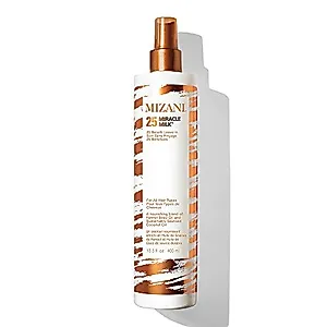 MIZANI 25 Miracle Milk Leave-In Conditioner | Moisturizing Detangler Spray | for Frizzy & Curly Hair | 13.5 Fl Oz