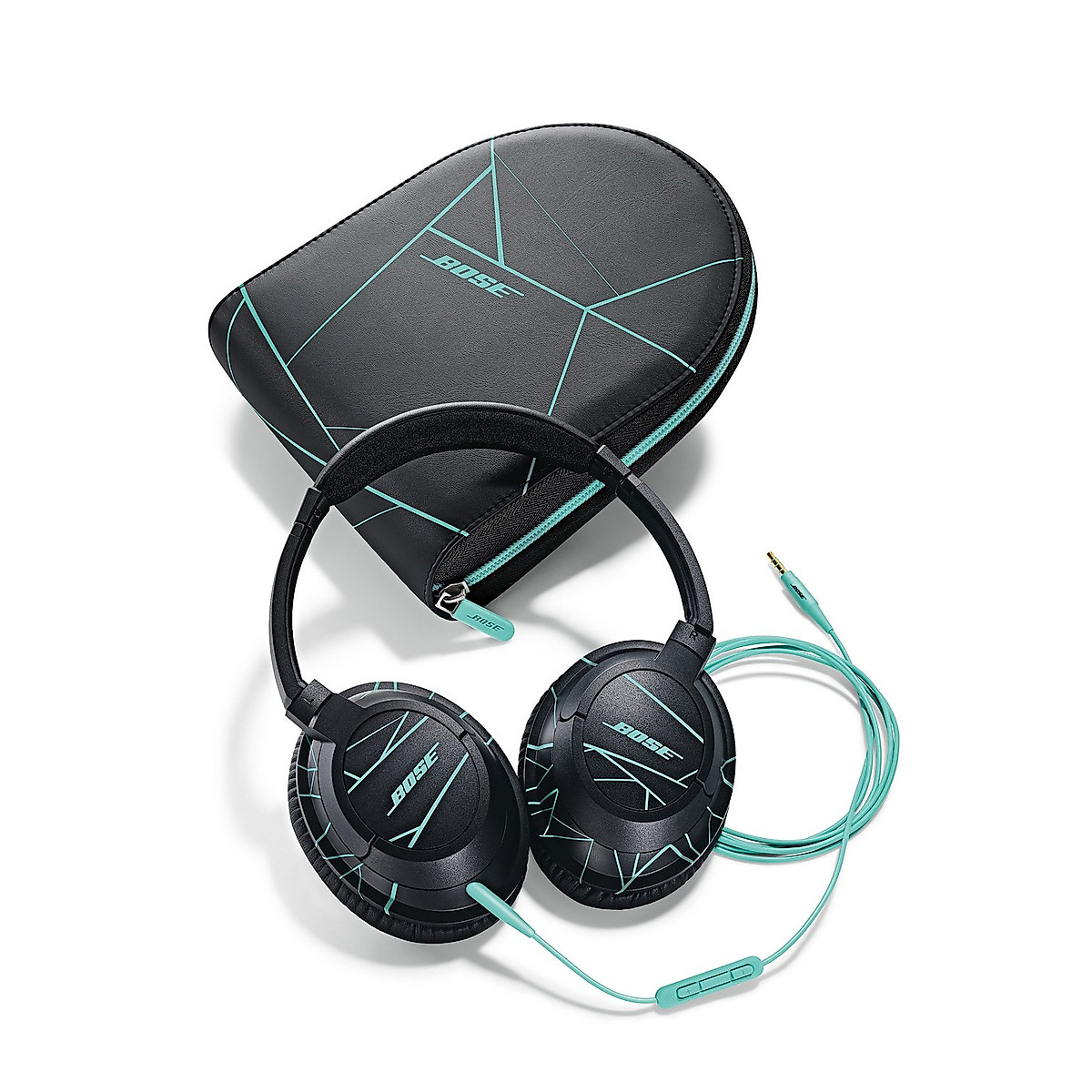 Bose SoundTrue Headphones Around-Ear Style, Black/Mint