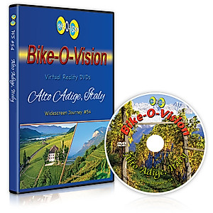 Bike-O-Vision - Alto Adige, Italy - Virtual Cycling Adventure - Perfect for Indoor Cycling and Treadmill Workouts - Cardio Fitness Scenery Video