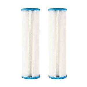 Watts Pack of 2 Filter (WPC0.35-975) 9.75"X2.75" 0.35 Micron Pleated Sediment Filters by IPW Industries Inc.