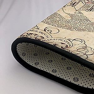 I Like Exercise Marauders Map Carpet Area Carpet Picnic Mat Beach Mat Bedroom University Dormitory Living Room Comfortable and Durable Decorative Carpet36 X24