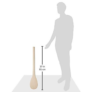 Takahashi Sangyo BSP01090 Round Spatula, 35.4 inches (90 cm), Beech Wood, Made in Japan