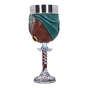 Nemesis Now Lord of the Rings Goblet - Hand-Painted Themed Drinkware, Perfect Collectible for LOTR Fans and Enthusiasts - Frodo