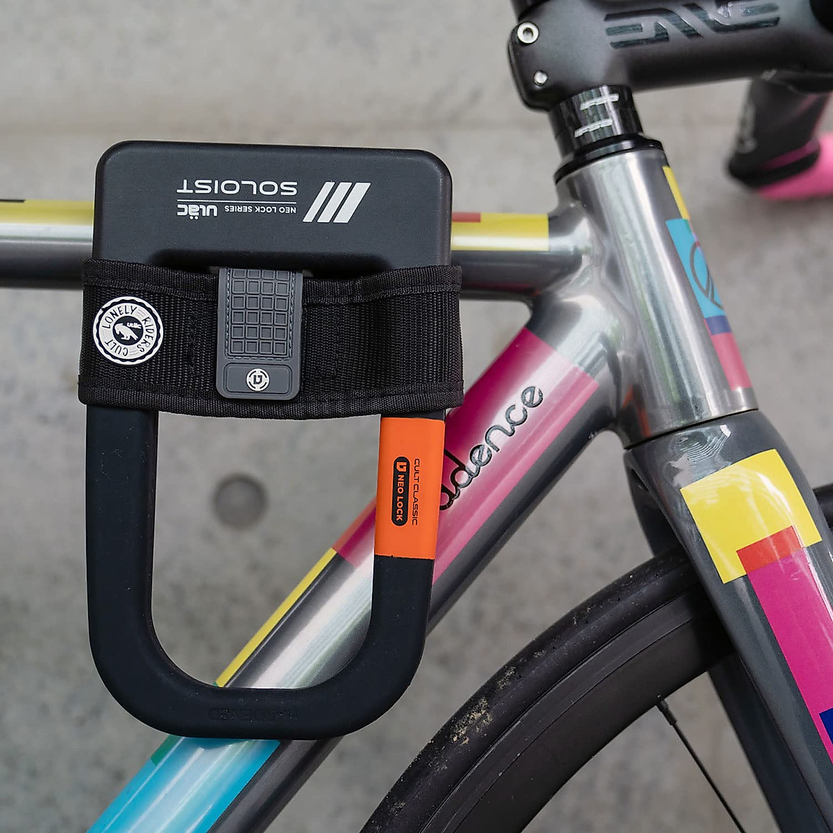 ULAC U Hold+ Universal Bike U Lock Holder, D Lock Holder, Lock Mount - L (145mm)