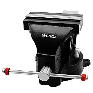 Groz 35483 6" Mechanic Bench Vise, with Swivel Base