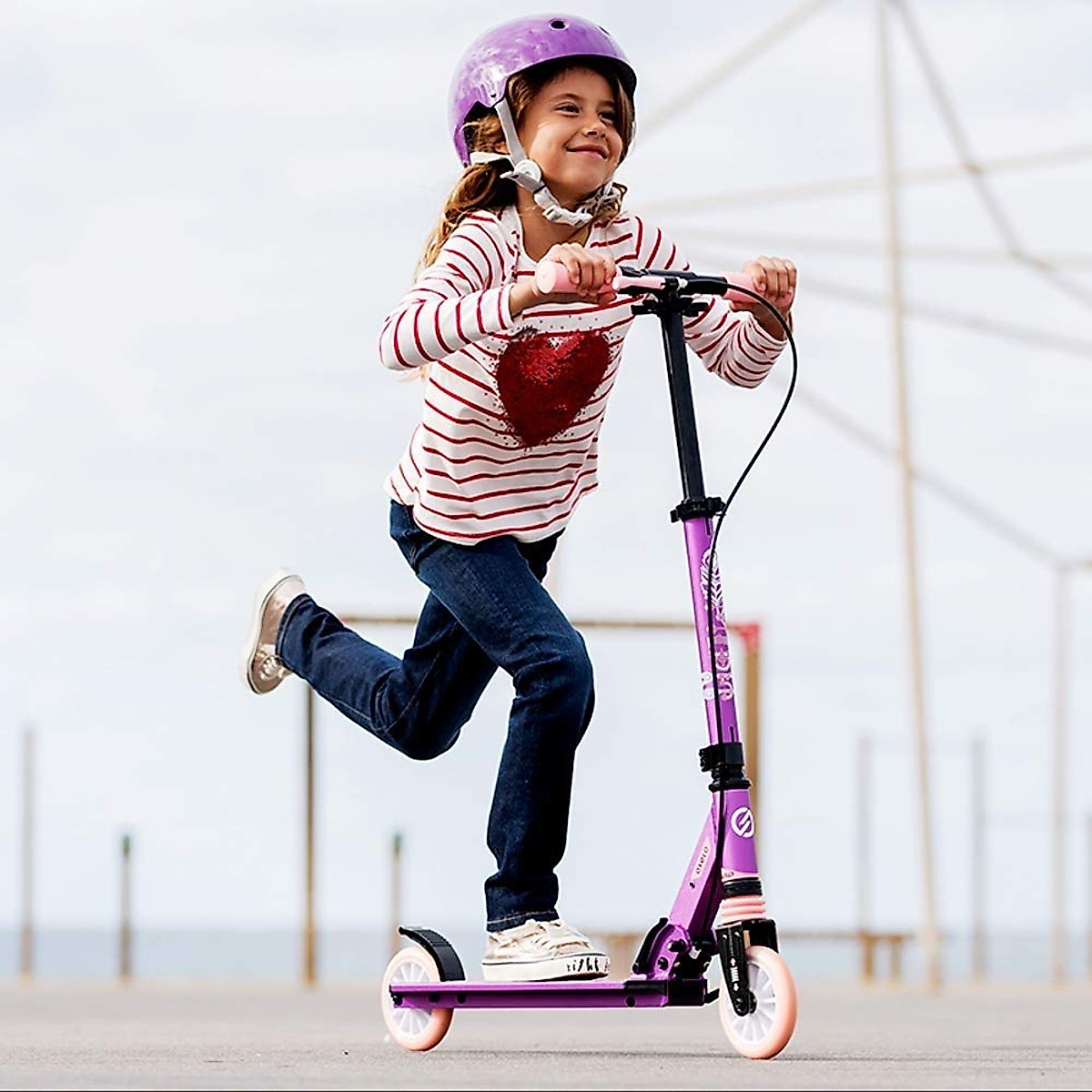 ygqtbc Adult Scooter 2019 Upgraded Kick Scooter Height-Adjustable Foldable Dual Suspension Rear Fender Brake Lightweight Aluminium Alloy Commuter 220lb Max Load Big Wheels Scooter for Adults Teens